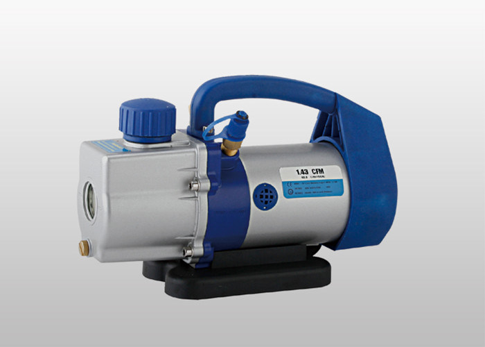 1.43 CFM Mini Type Rotary Vane Vacuum Pump Single Stage Light Weight 15 ...