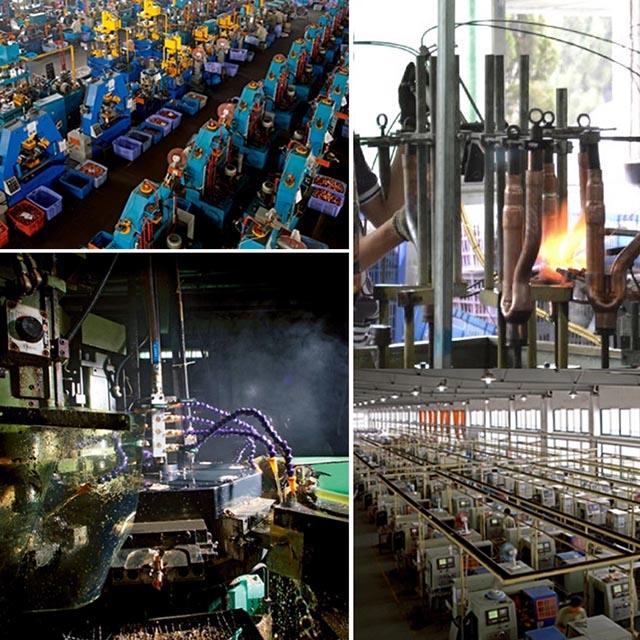 Copper Y Branch Pipe Mitsubishi VRV Air Conditioning Copper Pipe Fittings